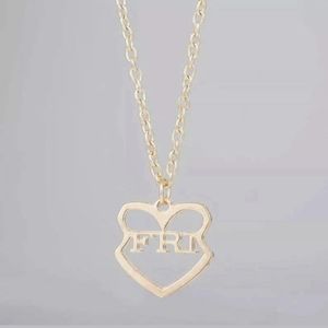 Jewelry | New 3pc Heart Shaped Best Friends Gold Necklace | Poshmark